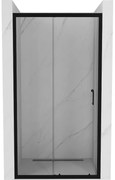 Mexen Apia posuvné sprchové dveře 105 cm, transparentní, černé - 845-105-000-70-00