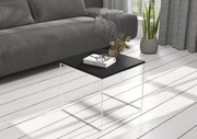 ADRK Furniture Konferenční stolek ELENA 50x50 CT-ELE-W-B