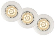 Lucide 11001/15/31 - SADA 3x LED podhledové svítidlo FOCUS 1xGU10/5W/230V bílé