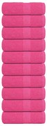 Ručníky FROGN 10 ks růžové 30x30 cm 360 g/m² 137042
