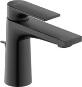 Duravit Tulum - Umyvadlová baterie s výpustí, FreshStart, matná černá TU1011001046