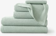 Goldea bavlněný froté ručník / osuška micro pure - eukalyptus 70 x 140 cm