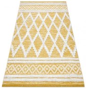 Koberec ECO SISAL BOHO MOROC Diamanty 22297 střapce - dvě úrovně rou