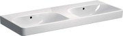 Geberit - Dvojumyvadlo 120x48 cm, s přepadem, bez otvoru pro baterii, bílá 500.224.01.1ROZ1