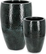 Kovové/smaltované ručně vyrobené květináče v sadě 2 ks ø 45 cm Nirad – Bizzotto