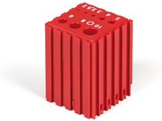 Plastový box pro ukládání šestihranných Imbus klíčů 2–10 mm, modul 5x5, 8 dutin, červená