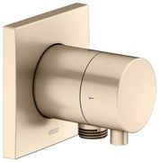 Keuco IXMO - Uzavírací a přepínací ventil pod omítku, 2 výstupy, s připojením sprchy, kartáčovaný bronz 59557031102