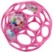 Oball rattle 10 cm dark pink