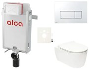 Cenově zvýhodněný závěsný WC set Alca k zazdění + WC Glacera Alfa SIKOAA8