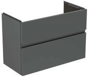 Ideal Standard Finesse - Umyvadlová skříňka, 80x38x55 cm, 2 zásuvky, matný antracit E3380Y2