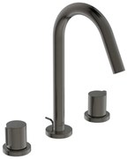 Ideal Standard Joy - Umyvadlová baterie, 3-otvorová instalace, s výpustí, Magnetic Grey BC783A5
