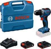 Bosch AKU vrtací šroubovák GSR18V-52, 2×18V 2.0Ah v L-Case 06019S0025