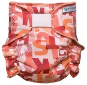 T-tomi Kalhotková plena přebalovací set suchý zip Pink Alphabet