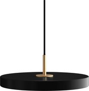 Černé LED závěsné svítidlo s kovovým stínidlem ø 31 cm Asteria Mini – UMAGE