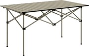 Skládací campingový stůl Outsunny s rolovacím stolkem a X-rámem, hliníkový, lehký pro 2 osoby, skládací stůl na zahradu, balkon, kempování 95 x 55 cm