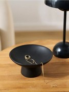 Sinsay - Keramický dekorativní podnos na nožce - černá