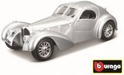 Kovový model bburago 1:24 bugatti atlantic stříbrná