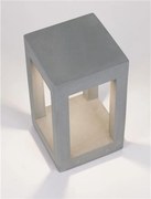 NV 9540215 Venkovní sloupkové svítidlo BEV šedý beton skleněný difuzor LED 5W 3000K 120-230V IP65 - NOVA LUCE