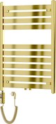 Mexen Uran, elektrické topné těleso 800x600 mm + topná tyč 300 W, zlatá lesklá, W105-0800-600-2300-50