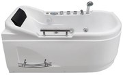 BPS-koupelny Hydromasážní vana HYD-LE796R 140x80 PRAVÁ bez ohřevu vody