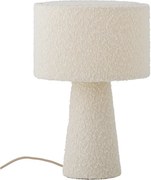 Bílá stolní lampa s textilním stínidlem (výška 30 cm) Emmie – Bloomingville