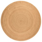 Hanse Home, Kusový koberec Jute Braided 106005 Gold kruh, 200x200 (průměr) kruh, béžová, chodba / předsíň