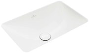 Villeroy & Boch Loop&Friends - Umyvadlo vestavné, 45x28 cm, bez přepadu, CeramicPlus, alpská bílá 4A5601R1