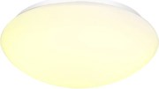 LA 1002021 LIPSY 40 Dome, LED, venkovní nástěnné a stropní nástavbové svítidlo, bílá, IP44, 3000/4000K - BIG WHITE (SLV)