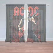 Sablio Záclony ACDC Kytarista: 2ks 150x250cm
