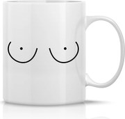 PRSA (MALÁ) - klasický bílý keramický hrníček 300 ml