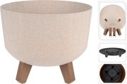 XXXLutz KVĚTINÁČ NA KVĚTINY textil, 14/24/24 cm - Květináče a obaly na květináče - 007238088602