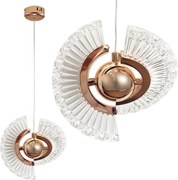 Toolight Toolight, LED stropní svítidlo, 6W, 3000K, LHJ108-2CP, růžové zlato, OSW-60049