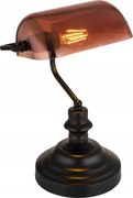 Stolní lampa Antique černá-měděná 2491C Globo Lighting