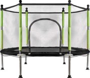 Creative Corner Trampolína pro domácí zahradu pro děti míčová síť 140cm 55inch zelená