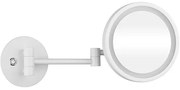Bemeta Design WHITE: Kosmetické zrcátko, ø 200 mm, s LED osvětlením - 112101144