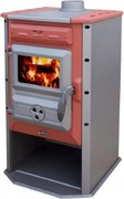 Tim Sistem Krbová kamna Magic Stove Eco, 6,9 kW, červená, 90,5 x 51 x 49 cm
