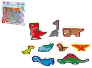Teddies Puzzle/Vkládačka deskové dinosauři 24m+