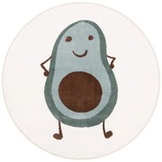 Dětský koberec v mentolové barvě/slonovinový ø133 cm Avocado Mint – FD