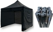 Nůžkový párty stan 3x3 m STEEL HEXAGON Barva opláštění (Zvolte variantu): 11A - ČERNÁ
