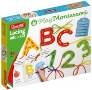 Play Montessori - Provlékání ABC+123
