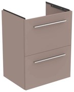Ideal Standard i.Life S - Skříňka pod umyvadlo, 50x38x63 cm, 2 zásuvky, matná béžová T5291NH