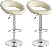 Barová židle 2x  Hawaj CL-3230 krémová