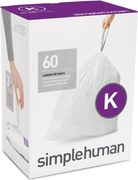 Stahovací pytle na odpadky v sadě 60 ks 45 l K – simplehuman