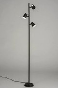 Stojací designová LED lampa se stmívačem Ferranta Black