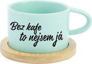 BEZ KAFE TO NEJSEM JÁ - mint hrníček makronka 200 ml
