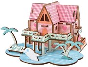Woodcraft Dřevěné 3D puzzle Letní dům