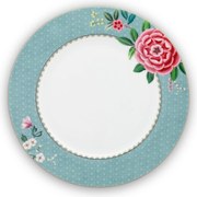 Pip Studio Blushing Birds Talíř 26,5cm modry