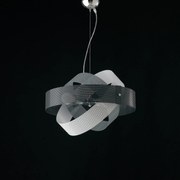 Light for home - Závěsné svítidlo na lanku BL126-2-BG Rete, 2 X 60 Watt Max, bílá, šedá, 2 X 60 W, E27, Bílá, šedá