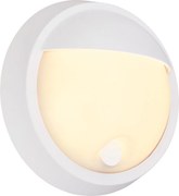 BRI 3784016 Puni LED venkovní nástěnné svítidlo, nabíjecí, 3 krokový dotykový stmívač, časovač, bílé - BRILONER