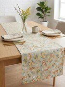MK Lůžkoviny Velikonoční běhoun 40 x 140 cm - Zajíčci zelený